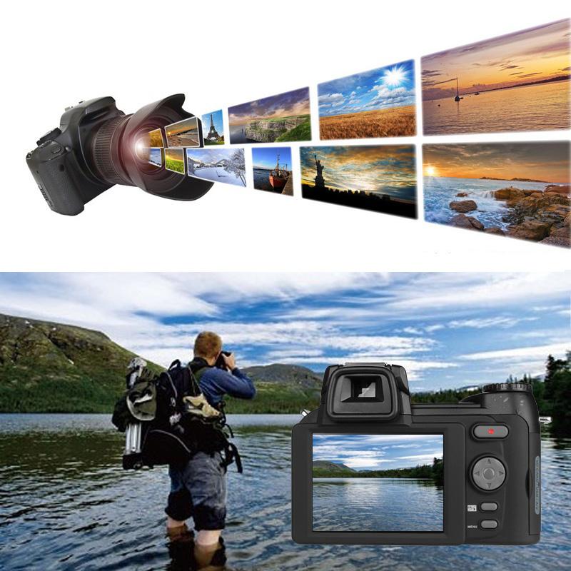 Camera +Wide Angle +24x Zoom Telep O Long Lens 3 .0 "Lcd Bulit -In ...