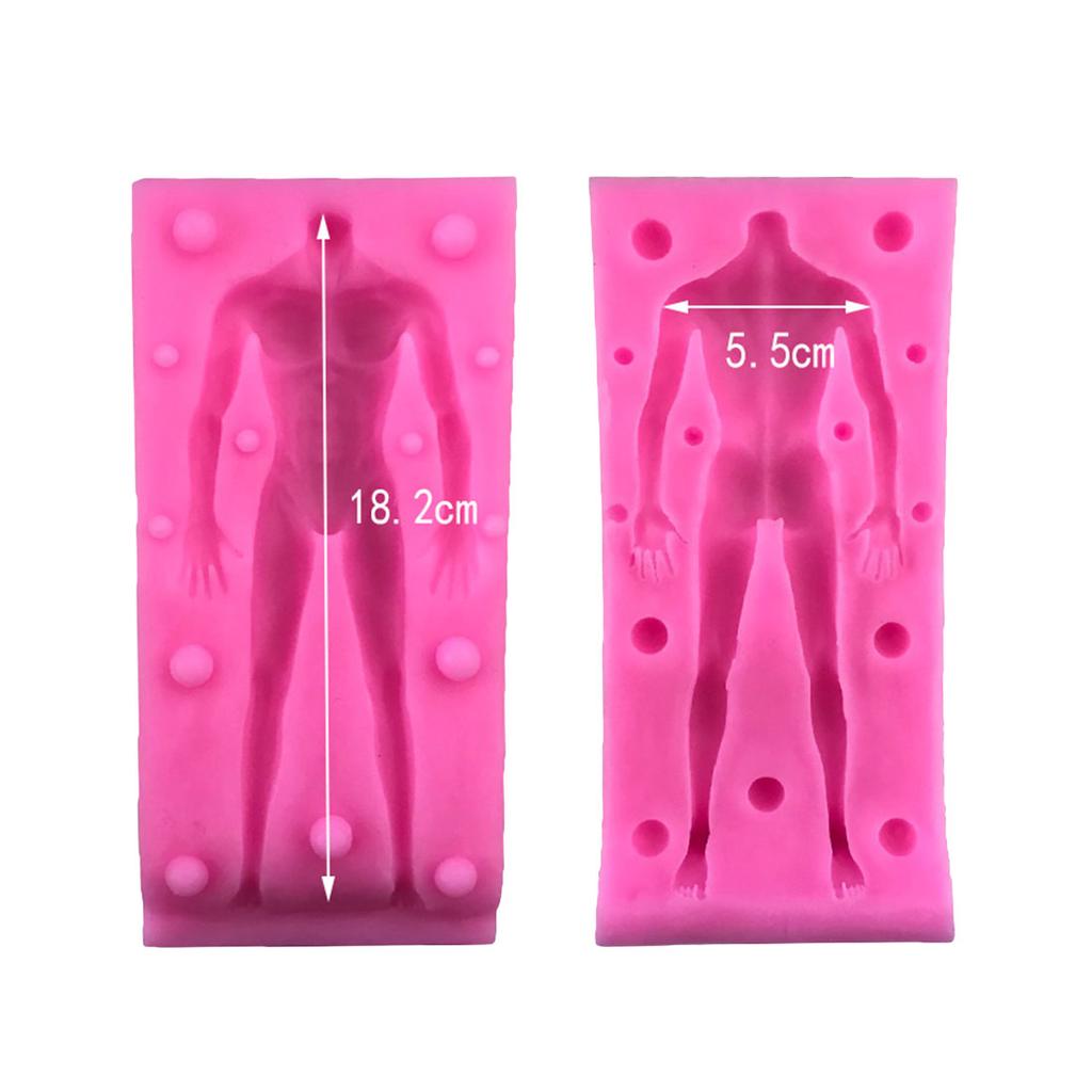 Buy Sugar Fondant Moulds 3D People Shaped Cake Figure Mold Human Body ...