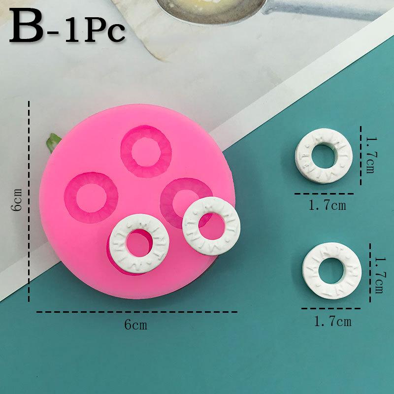 Buy DIY Silicone Mold Cookies Chocolate Cheese Cake Candy Maker at ...