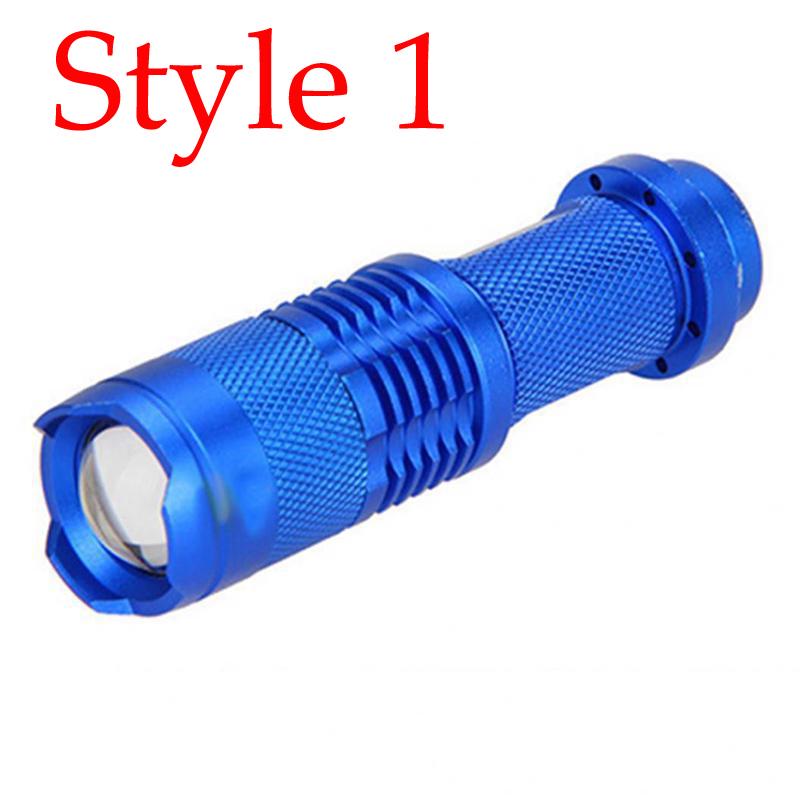 Buy 5000LM CREE Q5 3 Modes Zoomable LED Flashlight Torch Light with ...