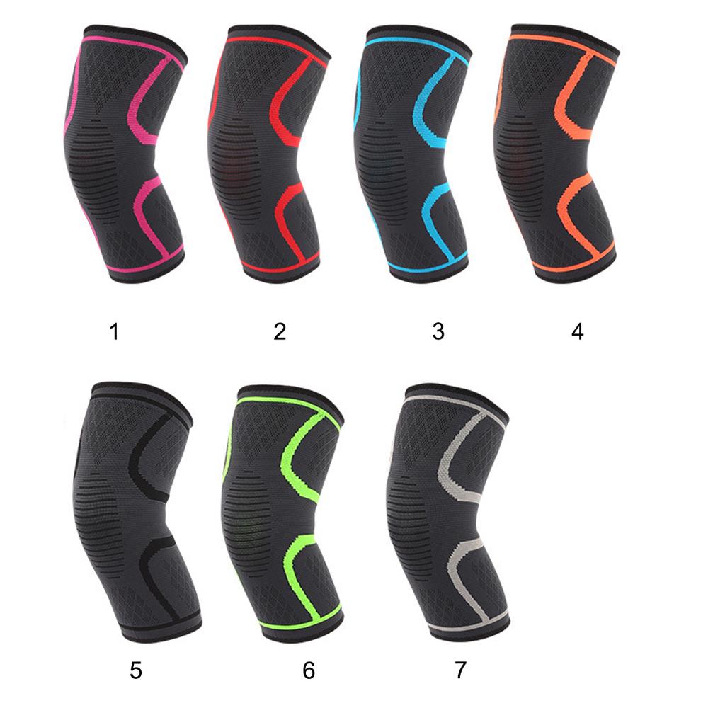 Fitness Running Cycling Knee Support Braces Elastic Nylon Sport ...