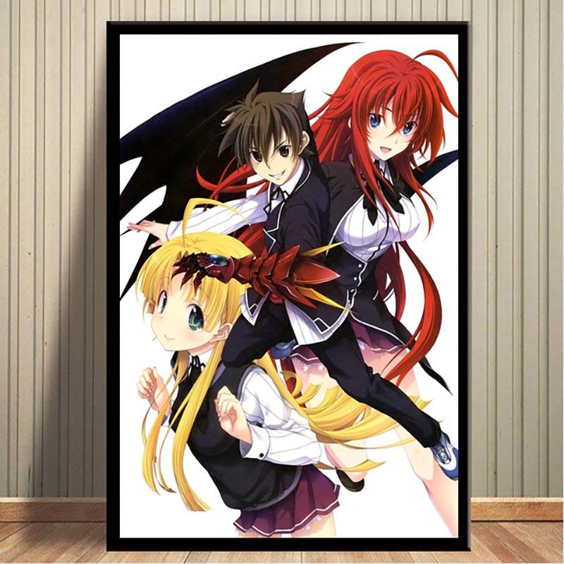 Buy 5D DIY Full Drill Diamond Painting High School DXD Anime Diamond ...