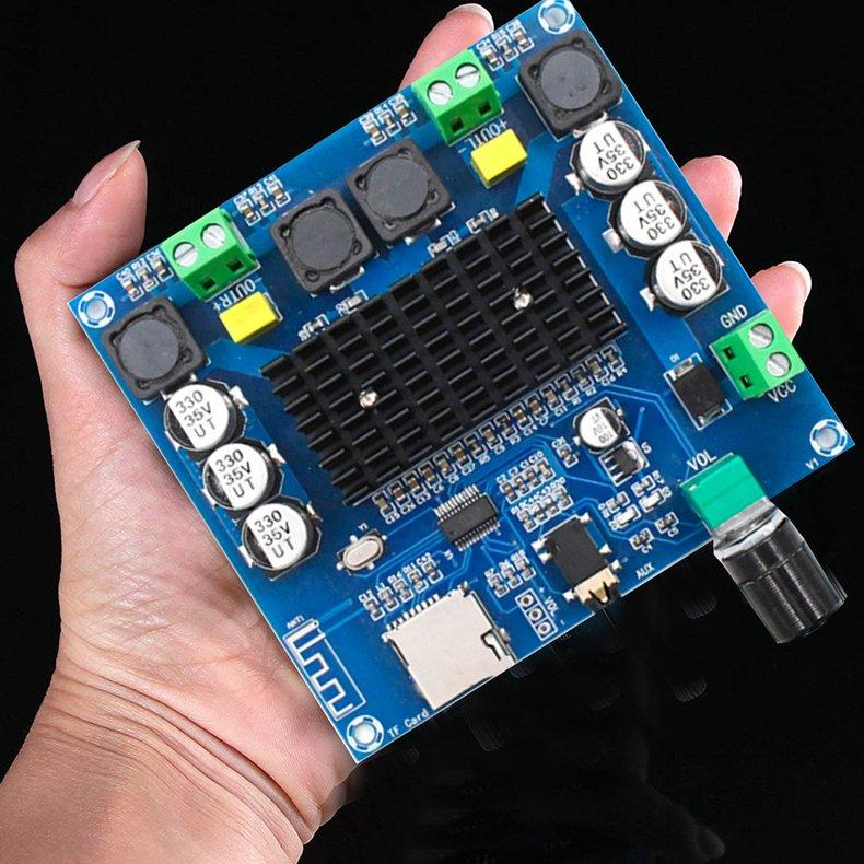 Buy 2*100W TDA7498 Wireless 5.0 Digital Audio Amplifier Board Dual Channel Class D at affordable ...
