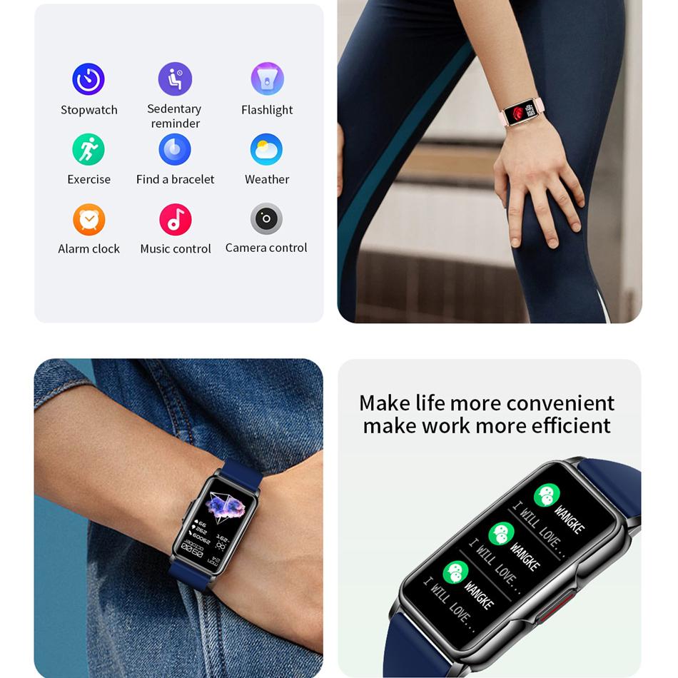 Buy Sports Smart Watch H80 Men Women 1.47-inch Full Touch Blood ...