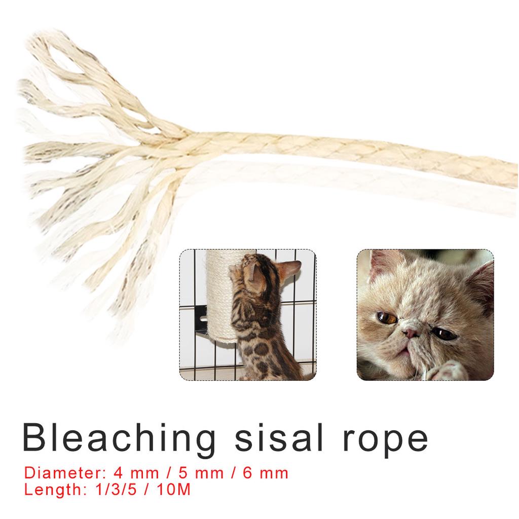 Buy Sisal Rope for Cat Tree Cat Climbing Frame DIY Scratching Post Toys ...