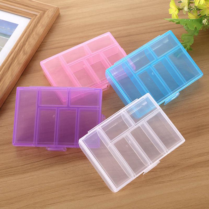 Buy 1pc Mini Plastic Transparent Jewelry Organizer Box Coin Pill ...