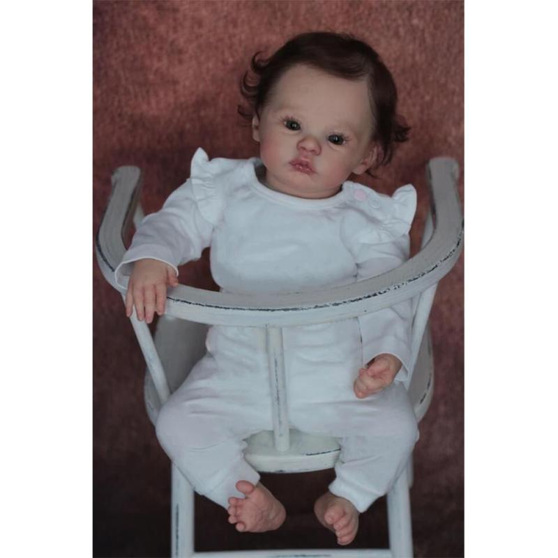 Cheap 49cm Realistic Simulated Baby Rebirth Toddler Meadow 3D Skin ...