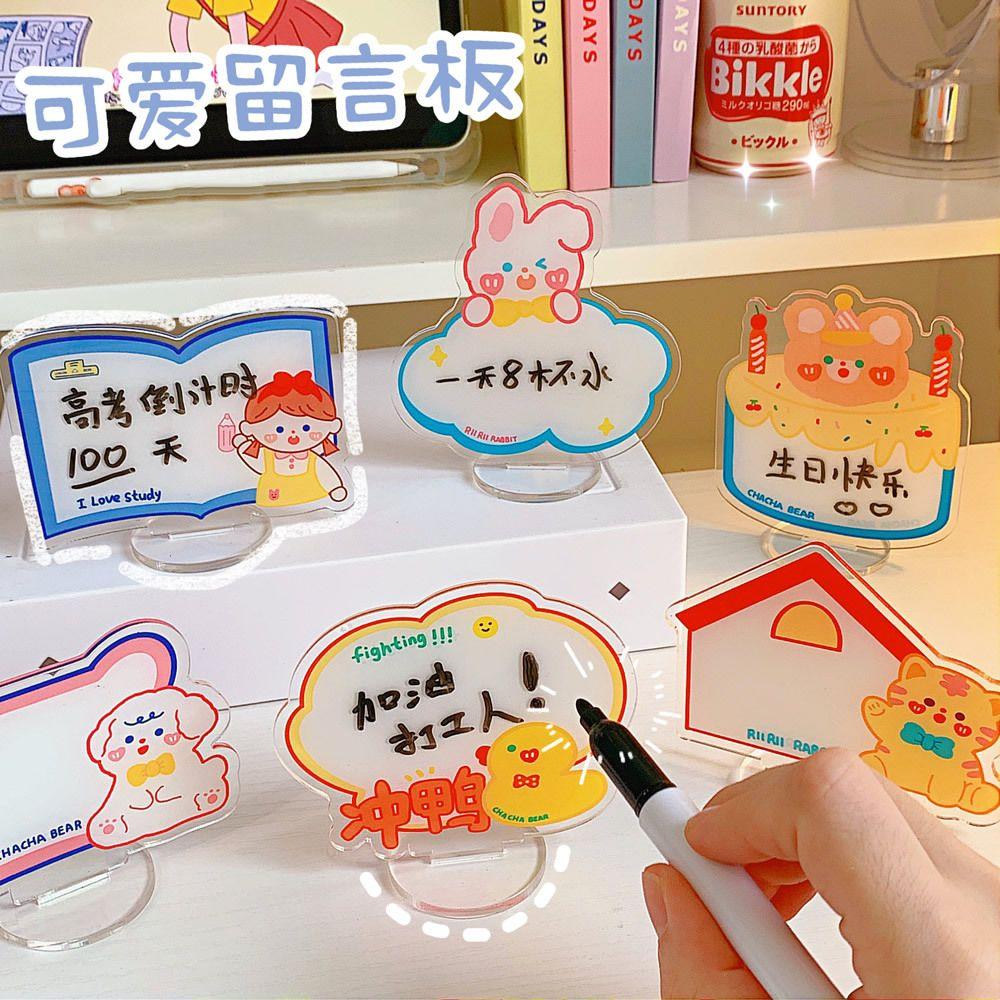 Buy Board School Stationery Acrylic Notepad Graffiti Whiteboard Plan ...