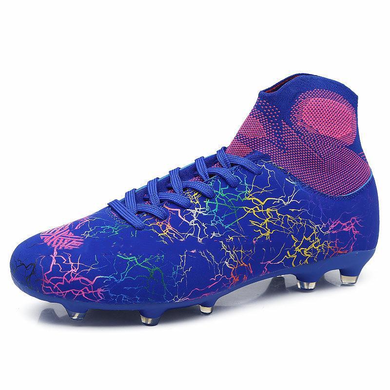 Cheap Flat-bottom Spiked Artificial Turf Youth Football Training Shoes ...