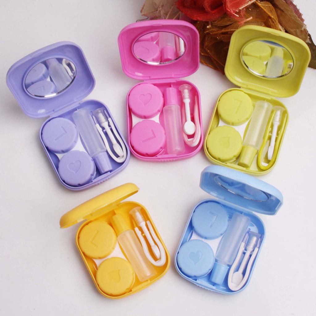Buy OP Contact Lens Case Plastic Invisible Companion Box With Mirror ...