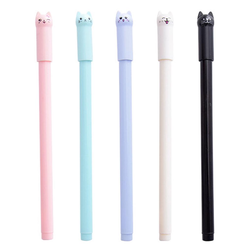 Buy Fang Nymph Kawaii Ink Cat Gel Pen Cartoon Plastic Gel Pens for ...
