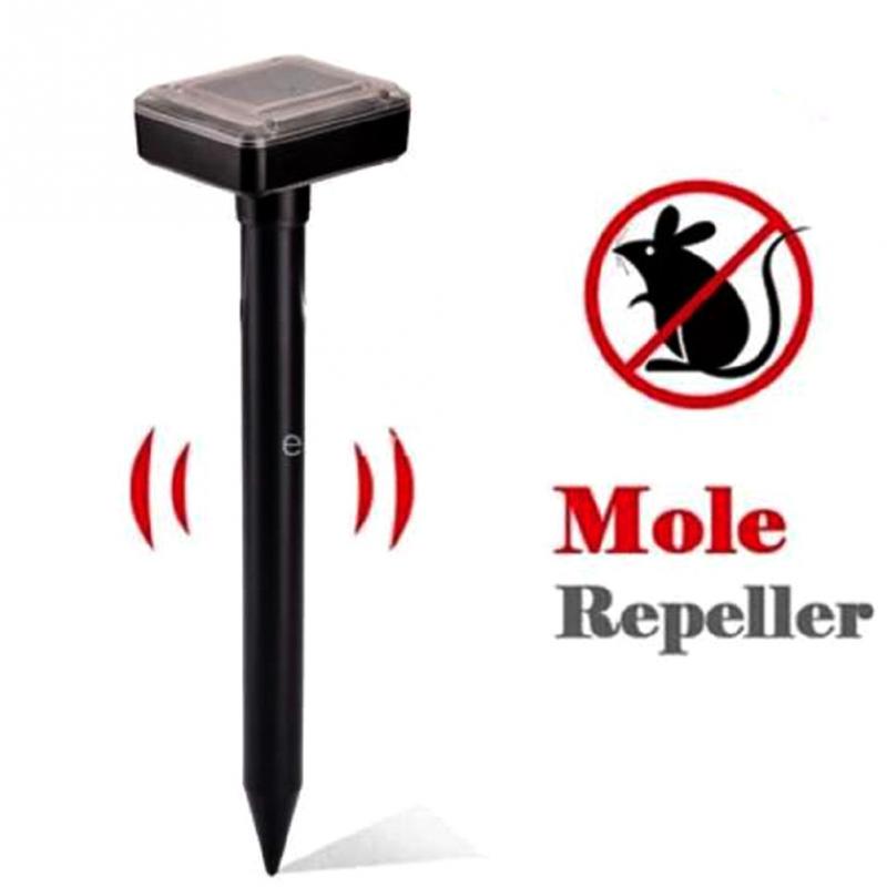 Buy 400HZ-1000HZ Outdoor Garden Solar Power Mole Repeller Sonic Wave ...