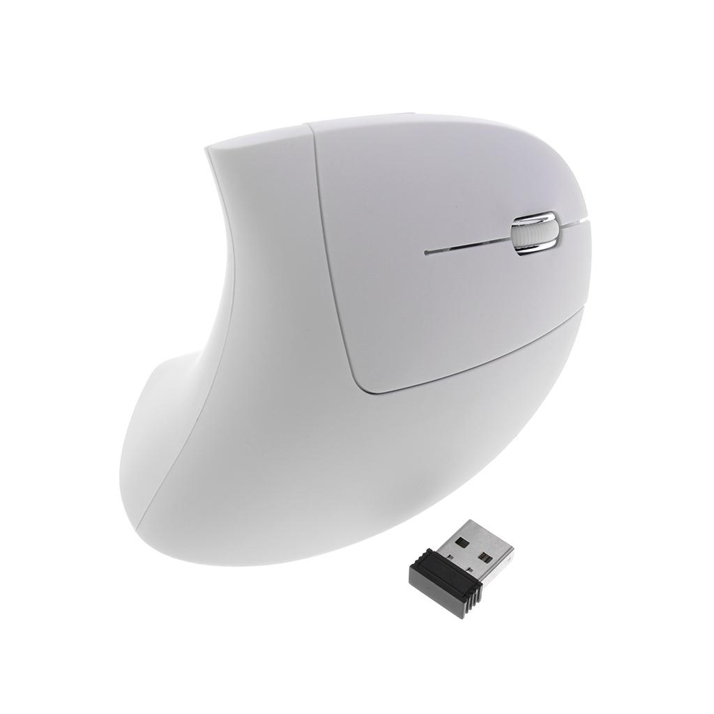 Buy 6D Wireless Vertical Ergonomic Optical Mouse 1600DPI 5 Buttons Mice ...