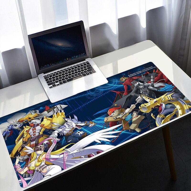 Buy Digimon Anime Large Lock Edge Mouse Pad Computer Mousepad Anime ...
