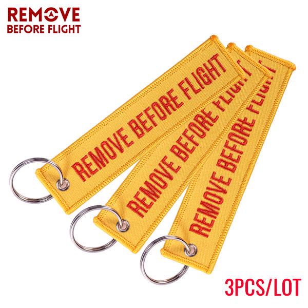 Remove Before Flight Key Fobs Chains Jewelry OEM Key Chains Red ...