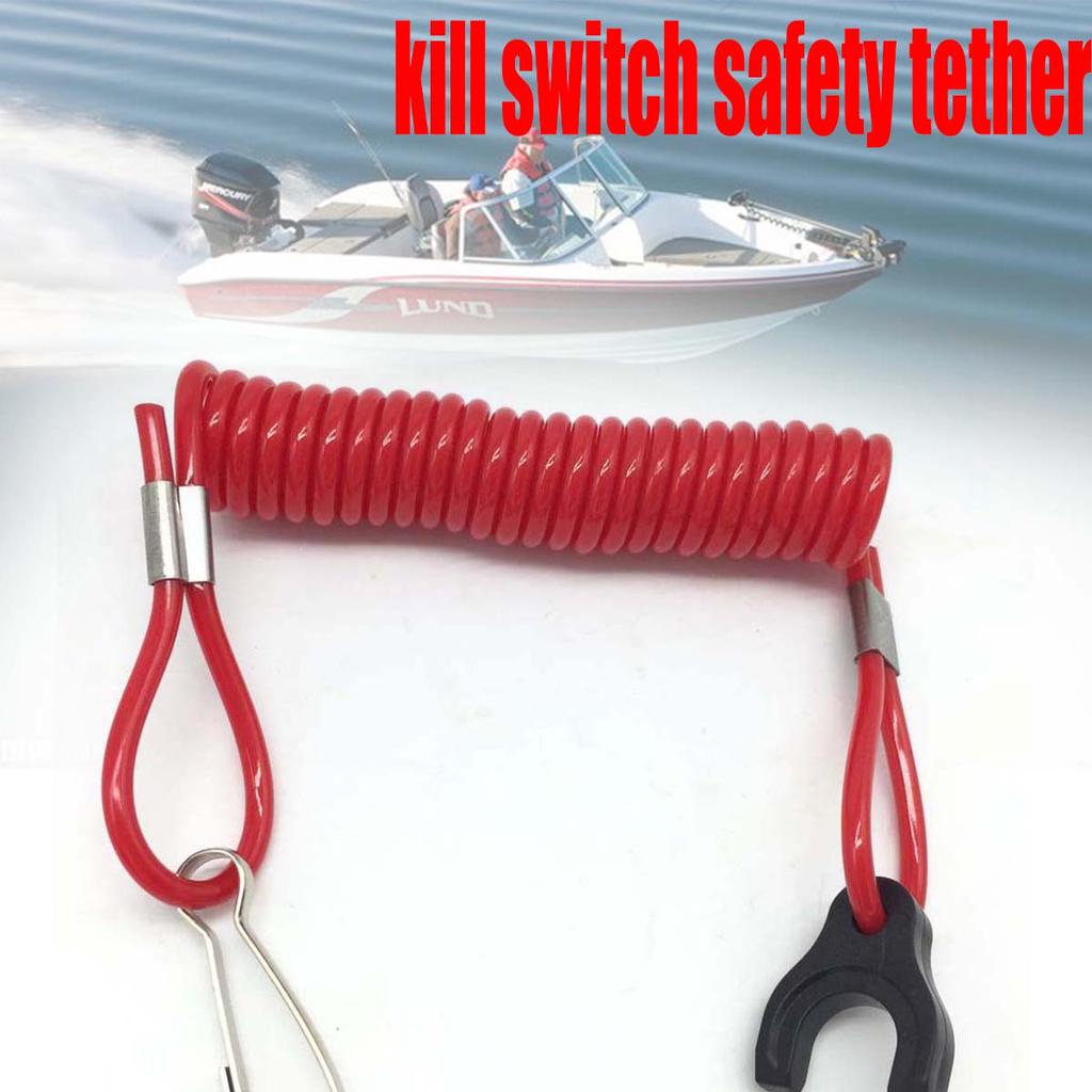 Safety Tether Kill Switch Usa Standard Red Motorboat Switches Marine ...