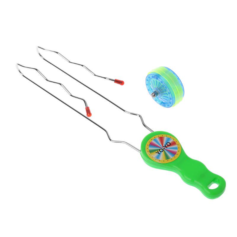 Cheap LED YOYO Ball Colorful Flashing Magic Rail Rolling Flywheel Toy Kids Play Gifts | Joom
