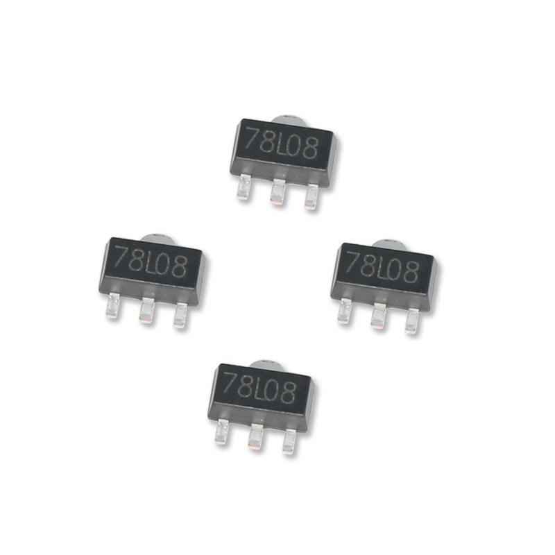 Buy 50pcs/lot 78L08 SOT-89 Voltage Regulator 0.1A 8V Transistors at ...