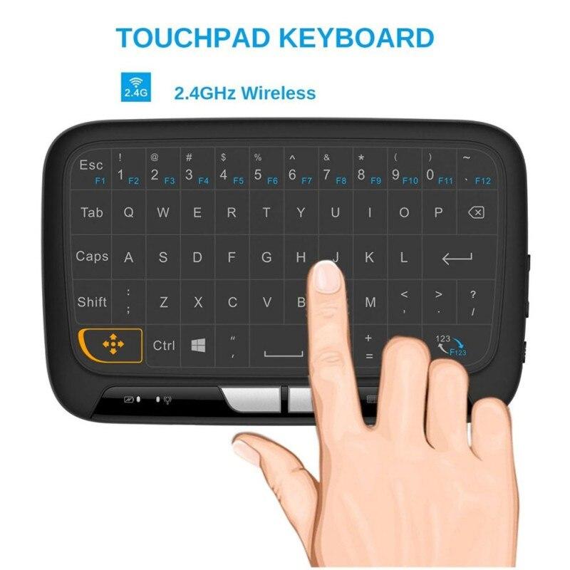 Buy H18 Mini USB 2.4Ghz Wireless Virtual Keyboard Touchpad Mice Air ...