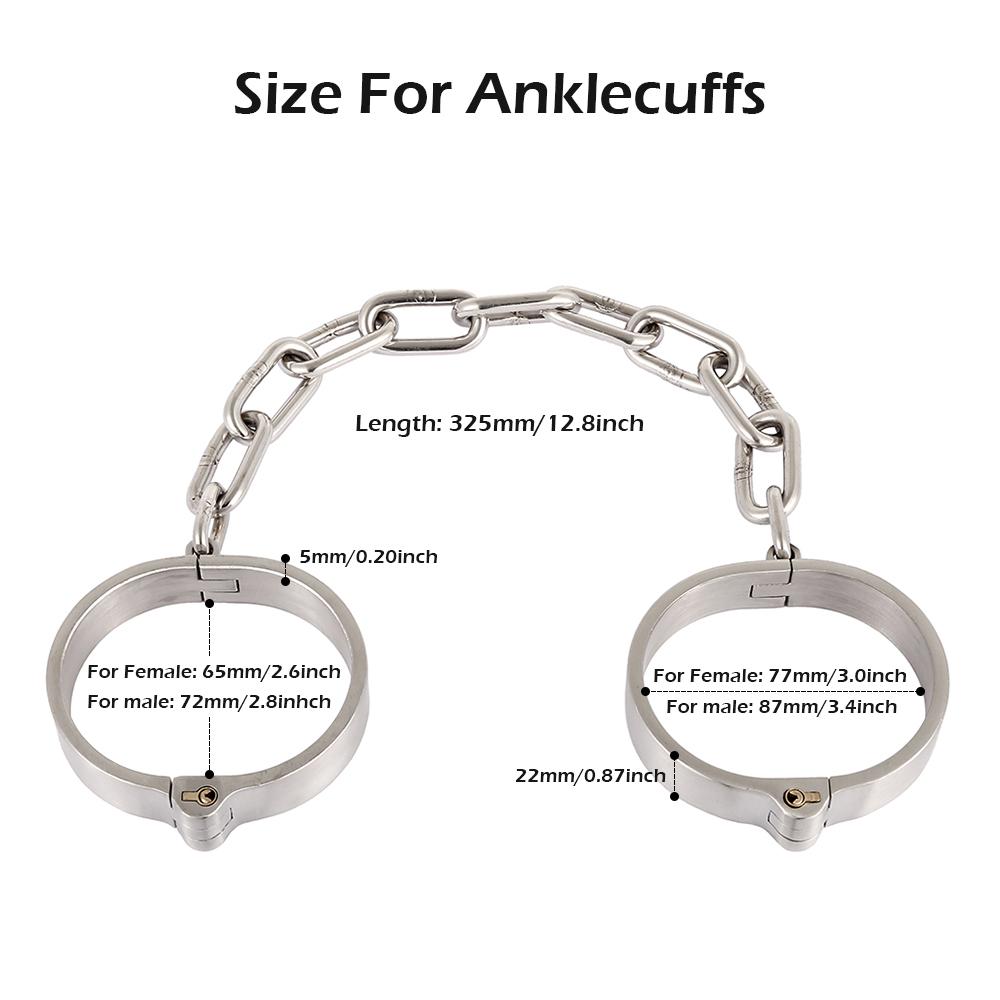 Buy Adult Toys Stainless Steel Foot Lock Cuff Ankle Cuffs at affordable ...