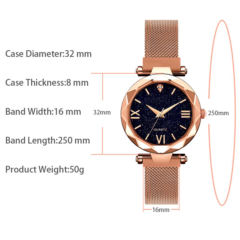 Buy Women'S Fashion Watch Stainless Steel Roman Numeral Quartz Watch ...