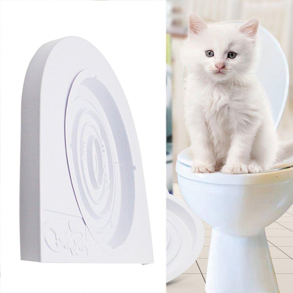 Buy Foot Wear Pet Cat Toilet Training Kit Pet Kitty Potty Train System ...