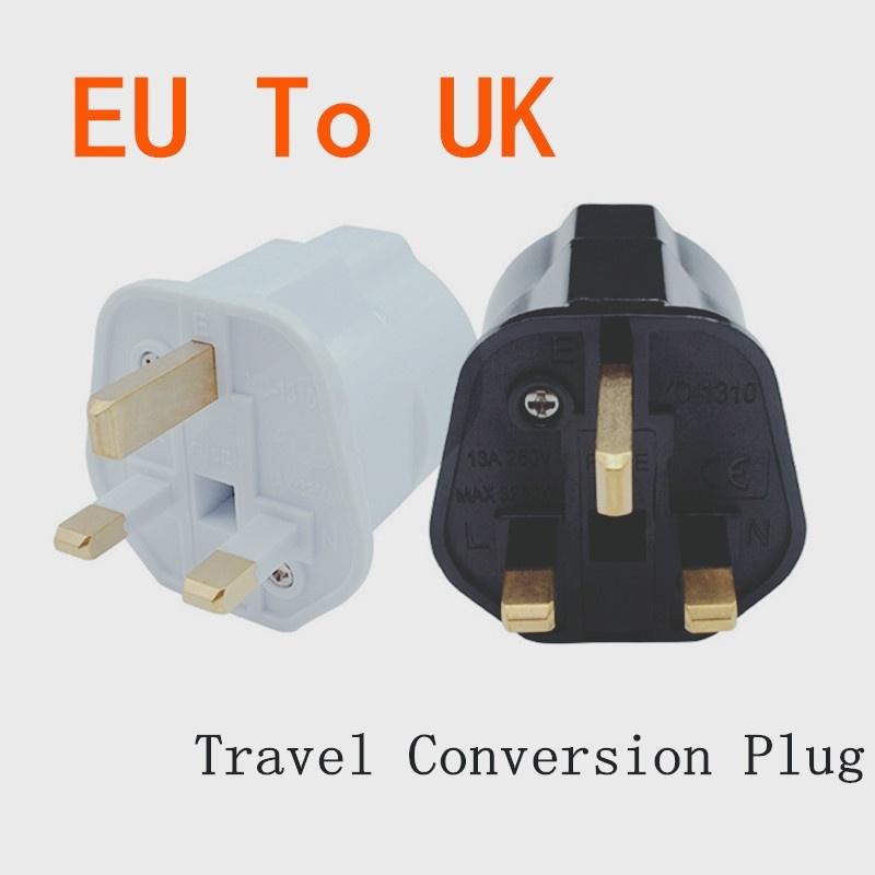 Buy Eu To Uk Universal Power Adapter Wall Plug Converter Conversion ...