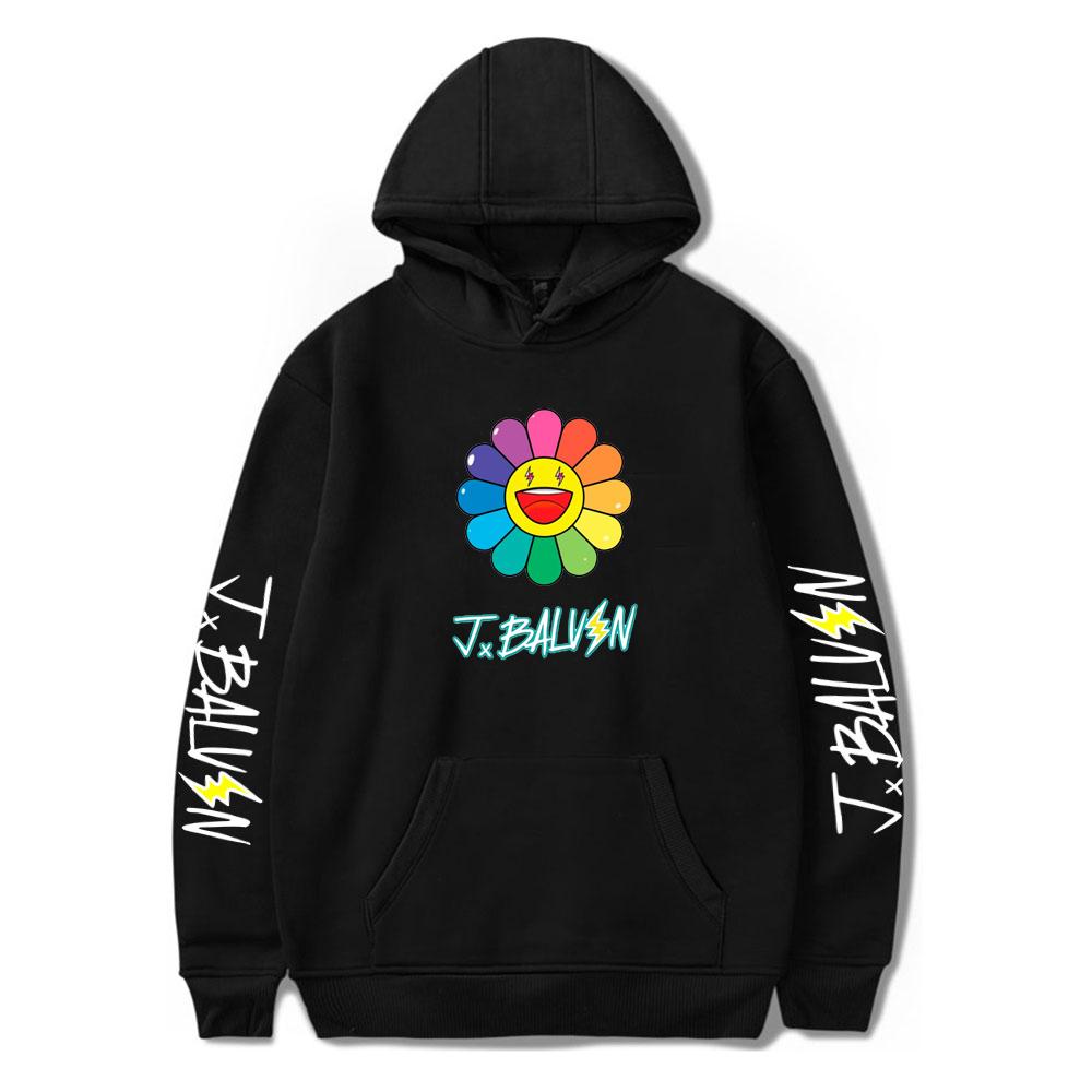 Buy Sun Flower J BALVIN Hoodie Men Women's Fashion Sweatshirt Hoodies ...