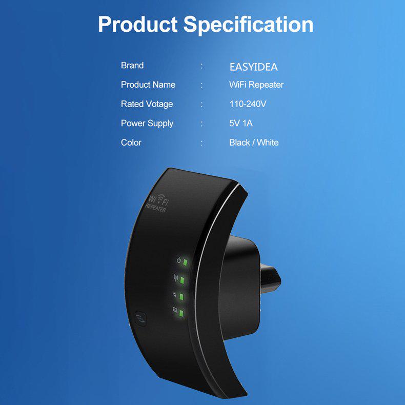 Buy Wifi Repeater Range Extender Wireless Network Router Signal Booster ...