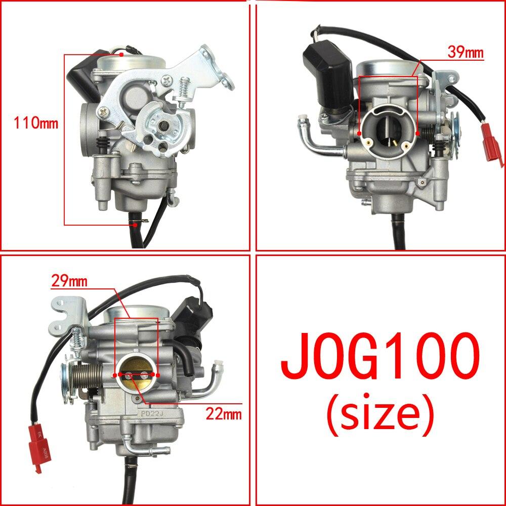 / JOG100 SRZ100 Dual cable Carburetor for Yamaha 100cc JOG 100 Fuel System Spare Parts Qiaoge ...
