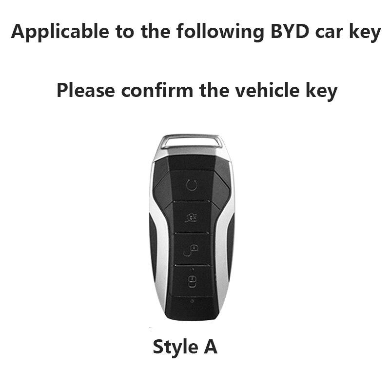 Satın alın TPU 4 Buttons Car Remote Key Case Cover Smart for BYD Second ...