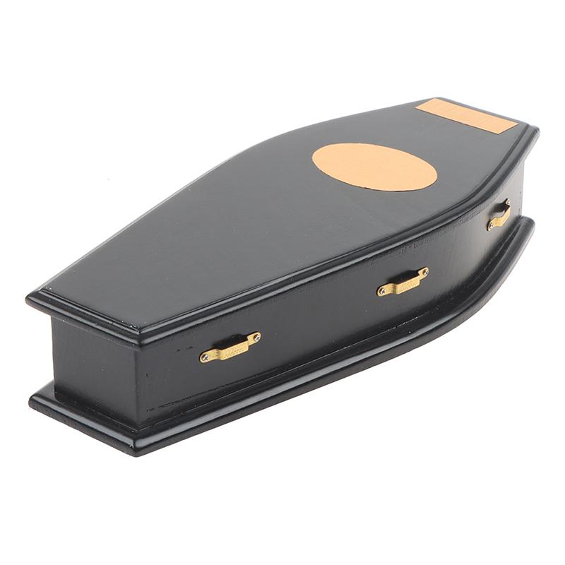 Buy 1:12 Dollhouse Mini Coffin Model Coffin Box Coffin Ornament ...
