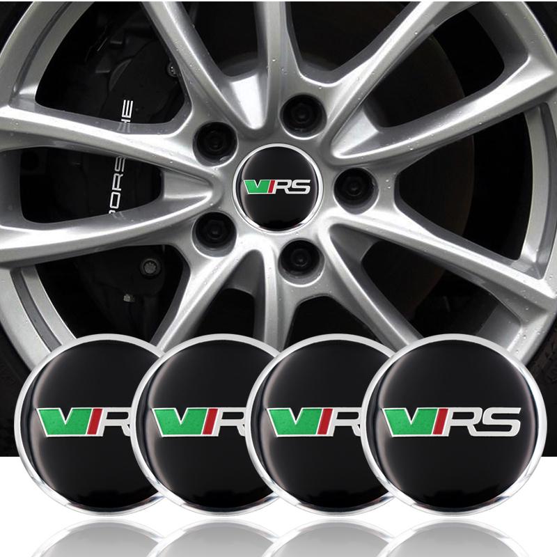 4 PCS auto parts 56.5 mm aluminum wheel hub center cover wheel cover ...