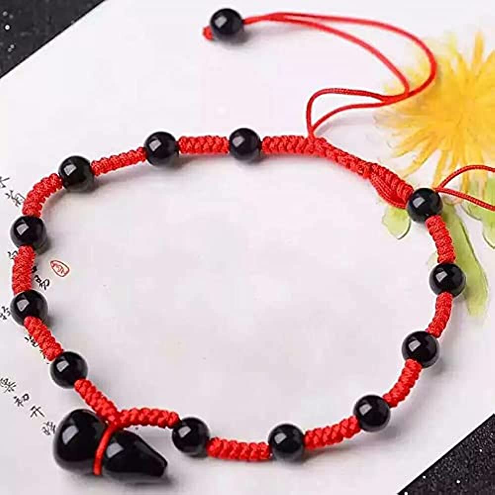 Satın alın Handmade Rope Woven Feng Shui Bracelet Black Wu Lou Charm ...