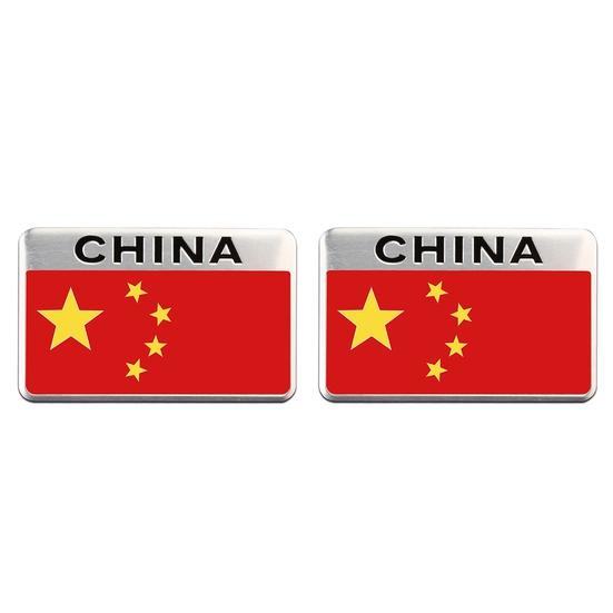 Satın alın 2Pcs Chinese Flag Decal Compact Wide Use for Car | Joom