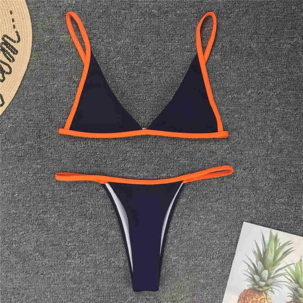 Buy Micro Bikini Tiny Swimsuit Female 2019 Women Swimwear Two-pieces ...