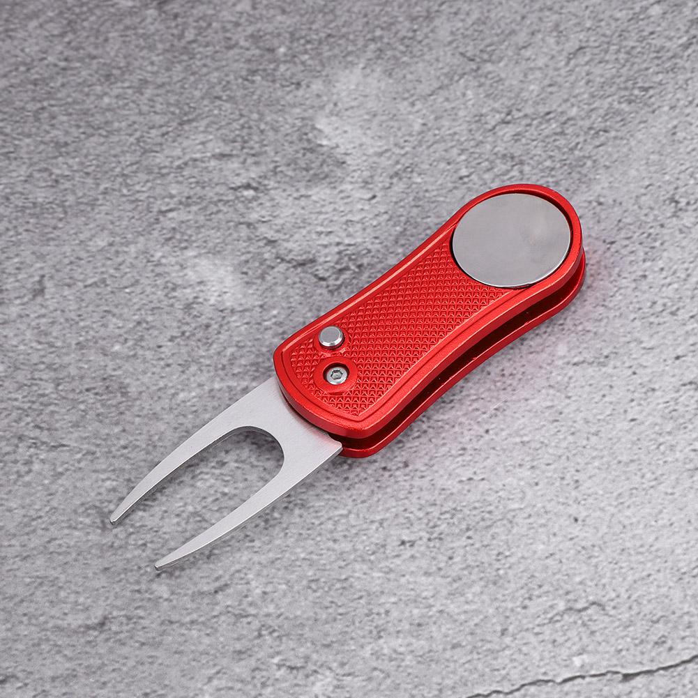 Buy Metal Foldable Divot Repair Fork Ball Marker Pitch Tool !] at ...