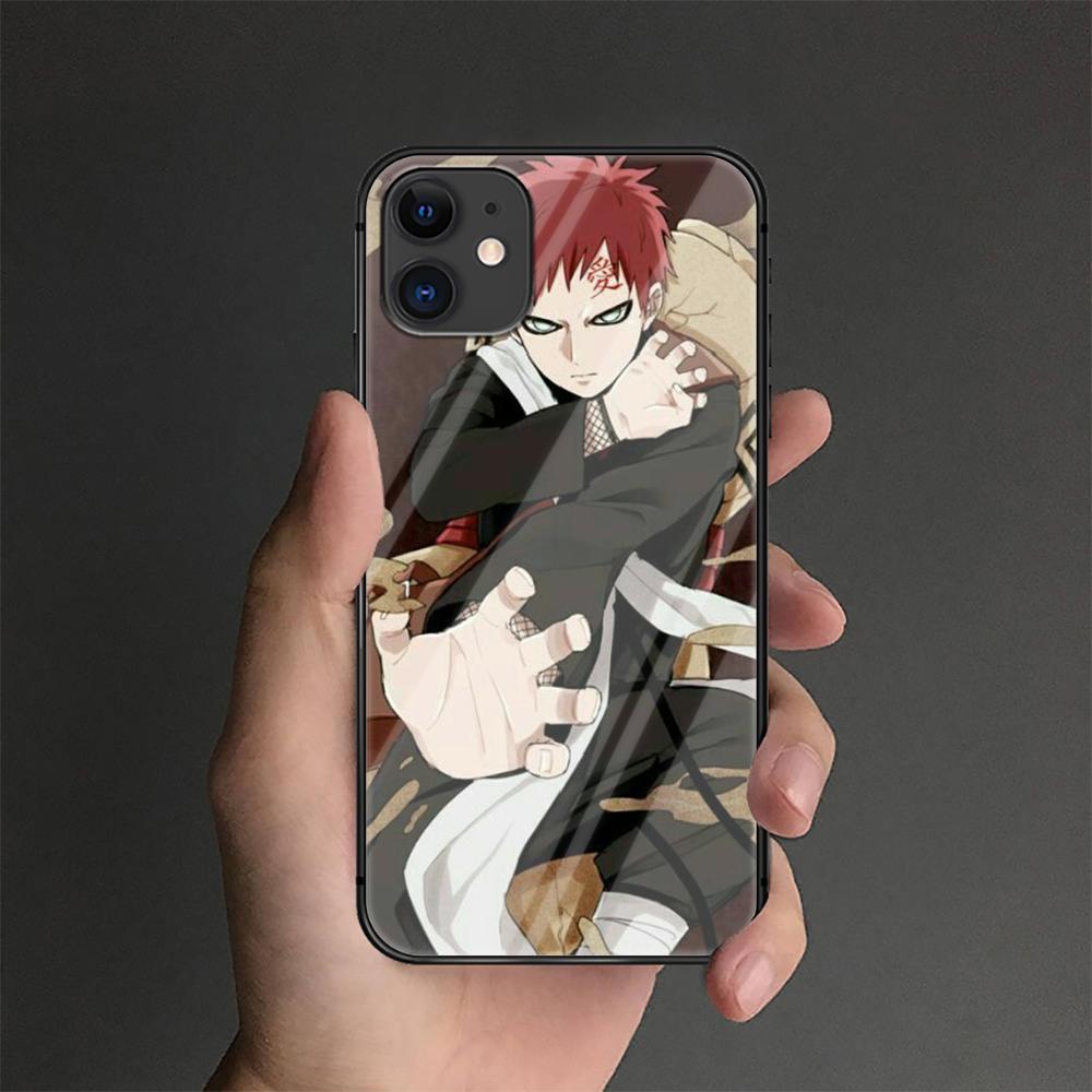 Buy Gaara Naruto Tempered Glass Phone Case Cover For IPhone Huawei ...