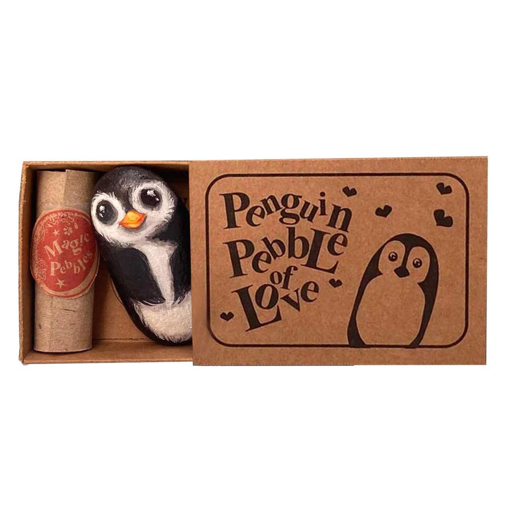 Buy 1 Set Penguin Pebble Of Love Souvenir Gift Box Valentine Token ...