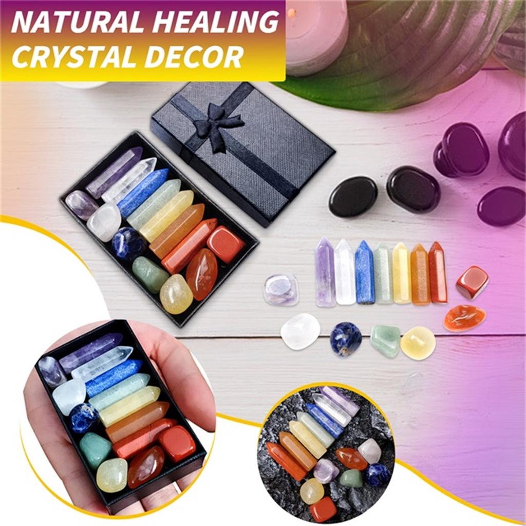 Buy Natural Mixed Color Hexagonal Column Amethyst Green Gold Dongling ...