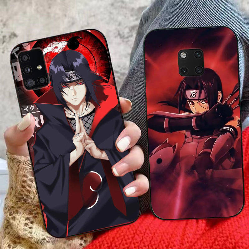 Buy DK-130 Uchiha Itachi Silicone Case For iPhone 7 12 13 14 Plus Redmi ...