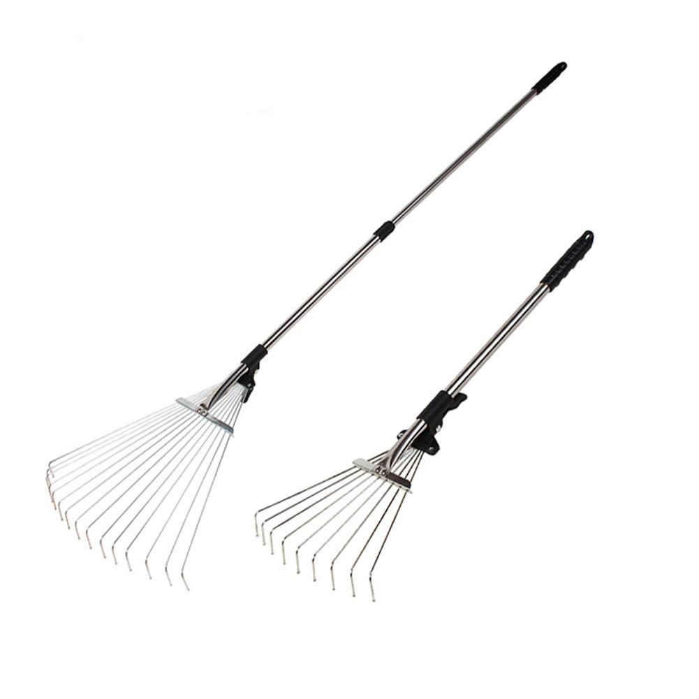 Buy Scorpion Stainless Steel Telescopic Rake Adjustable Folding Leaves ...
