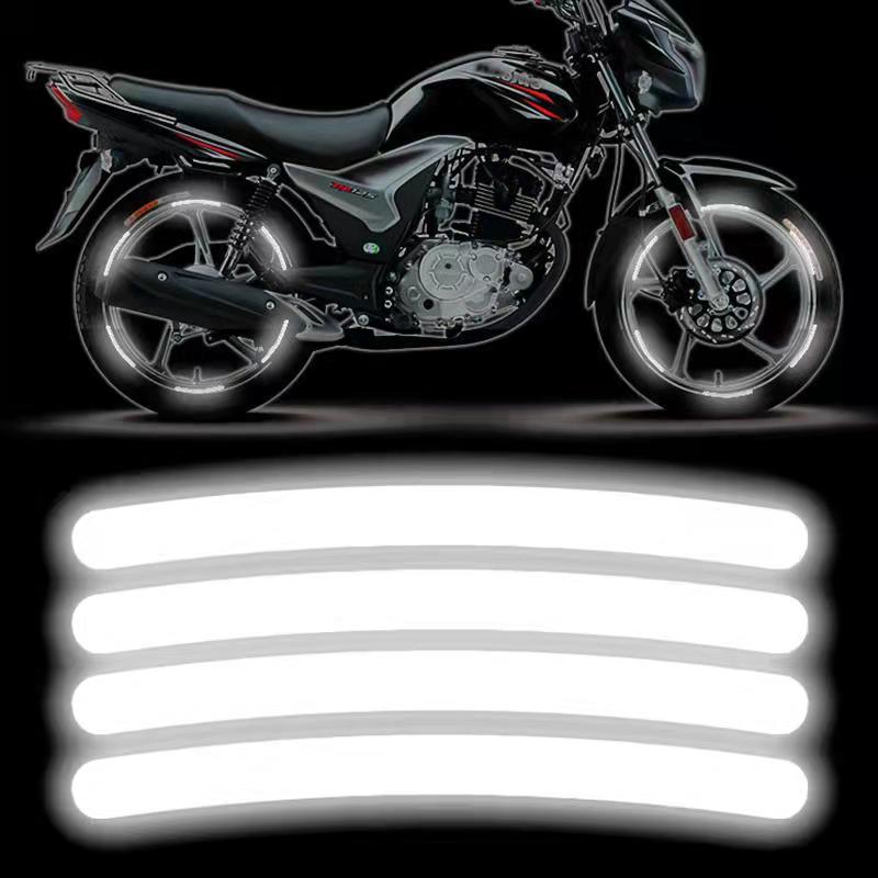 Buy Car Tire Rim Sticker Auto Reflective Sticker Safety Luminous Stripe ...