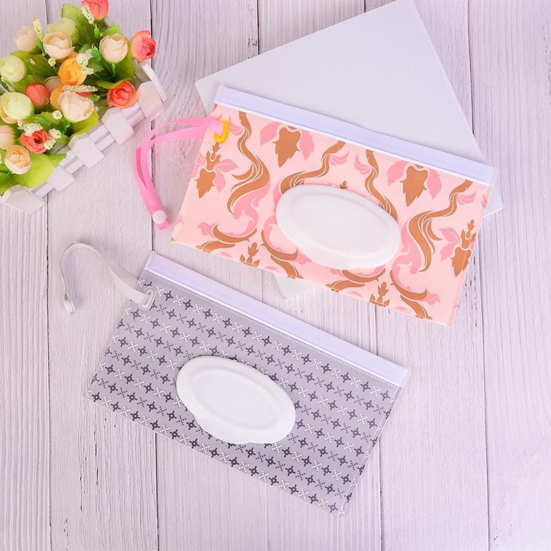 Buy 1PC Portable Eco-Friendly Wet Wipes Bag Cosmetic Pouch Universal ...