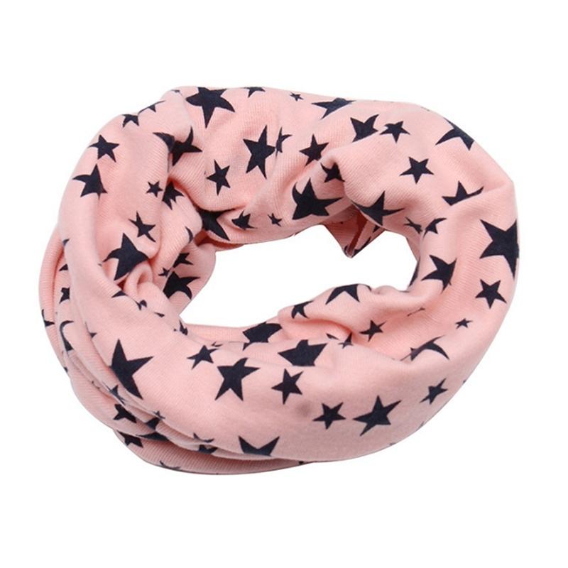 Buy 8 Colors Baby Boys Girls Kids Long Warm Stars Printed Snood Outdoor ...