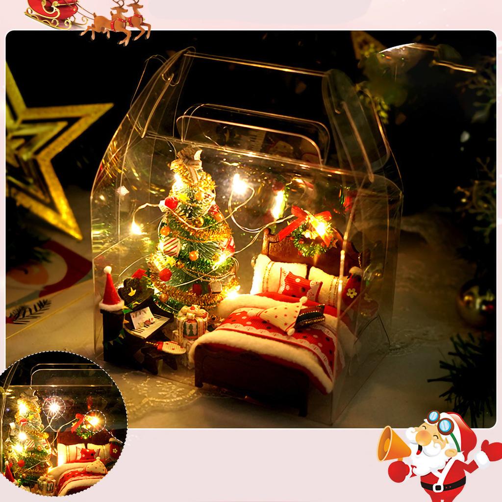 Cheap (Great home)Diy Hut Christmas Hut Wooden Handmade Gift Decoration ...