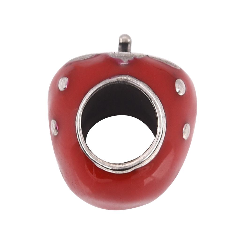 Buy Stylish Red Apple Shape Cute Style Big Hole Beads at affordable ...