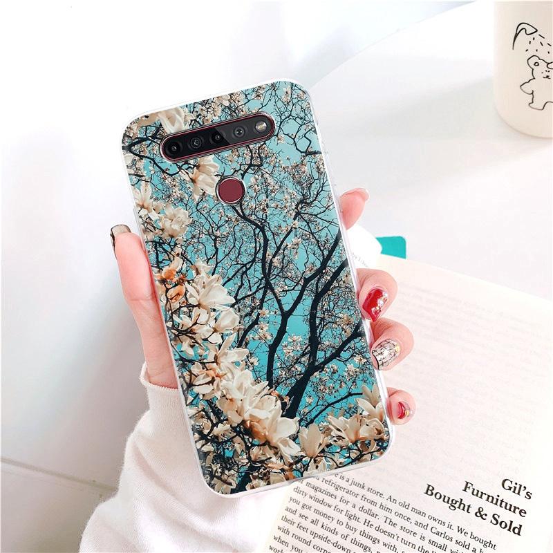 Buy Soft TPU Phone Case For LG K51 LM-K500UM LM-K500QN LM-K500MM Cover ...