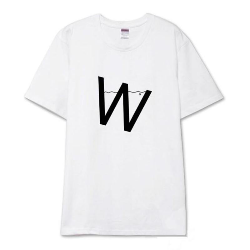 Buy W Letter Women Tshirts Cotton Casual Funny T Shirt For Lady Top Tee ...