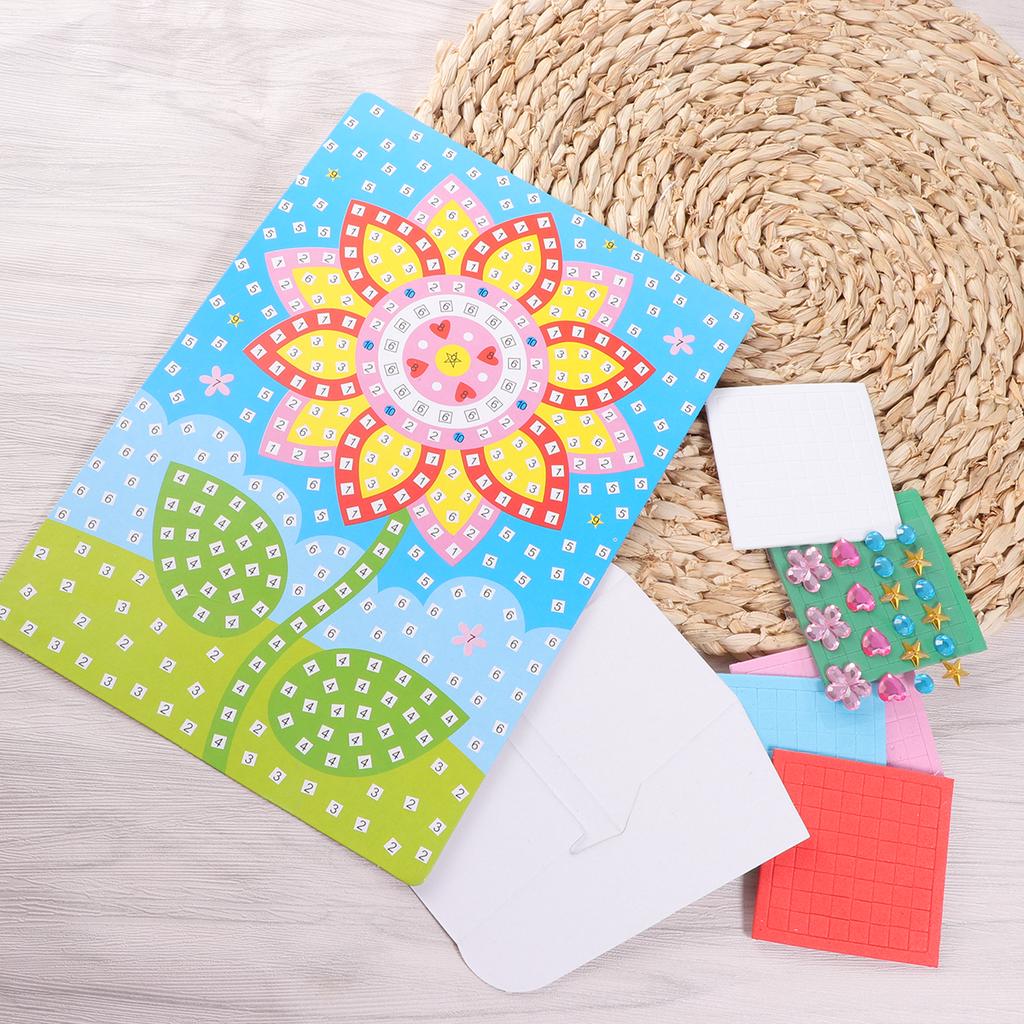 Buy 1pc Sticker Educational DIY Mosaic Sticker Crafting Stickers Mosaic ...